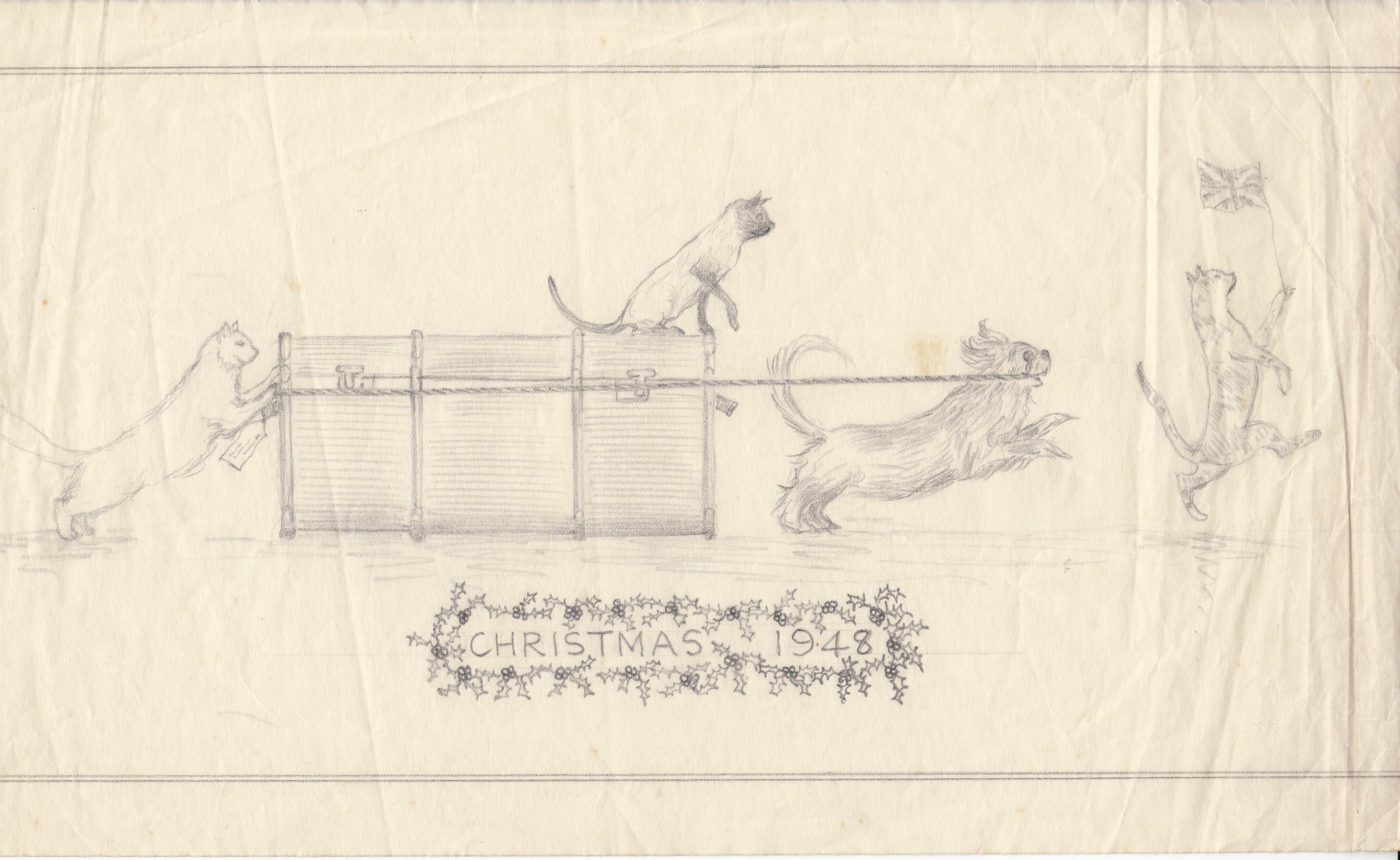 Jack Fielding's Christmas cards | Christmas at Fielding and Platt ...